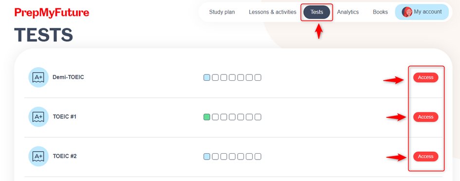 I want to retake a test – PMF